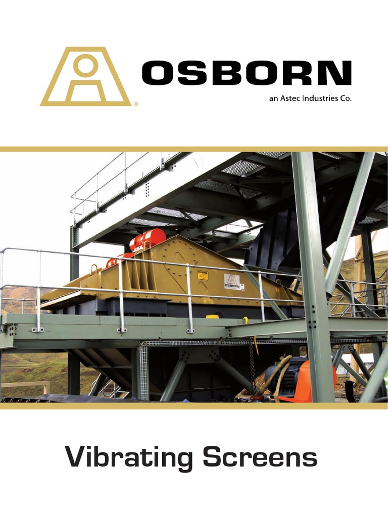 45-Vibrating Screens PDF | PDF | Bearing (Mechanical) | Gear