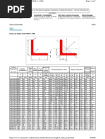 Steel Angle Section Properties Chart | PDF | Economic Sectors ...
