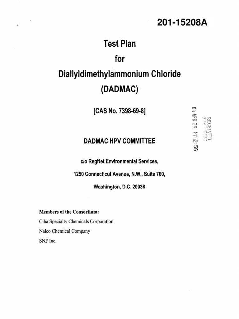 Dadmac PDF | Download Free PDF | Mutagen | Toxicity