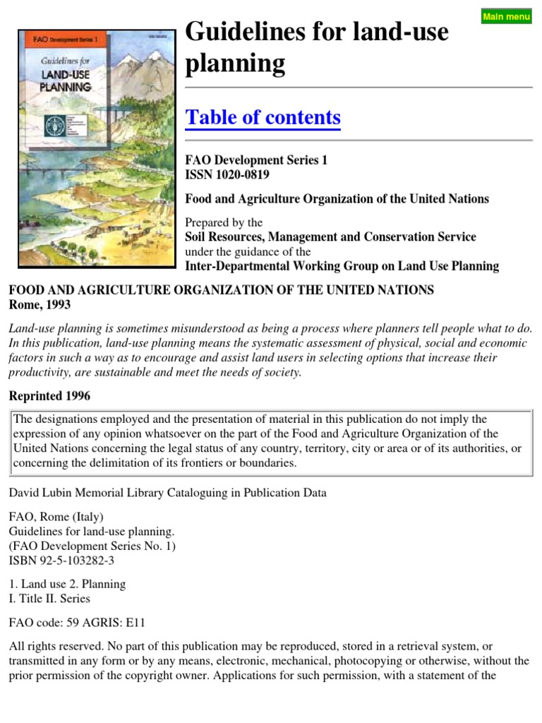 Land Use Survey | PDF | Resource | Land Use