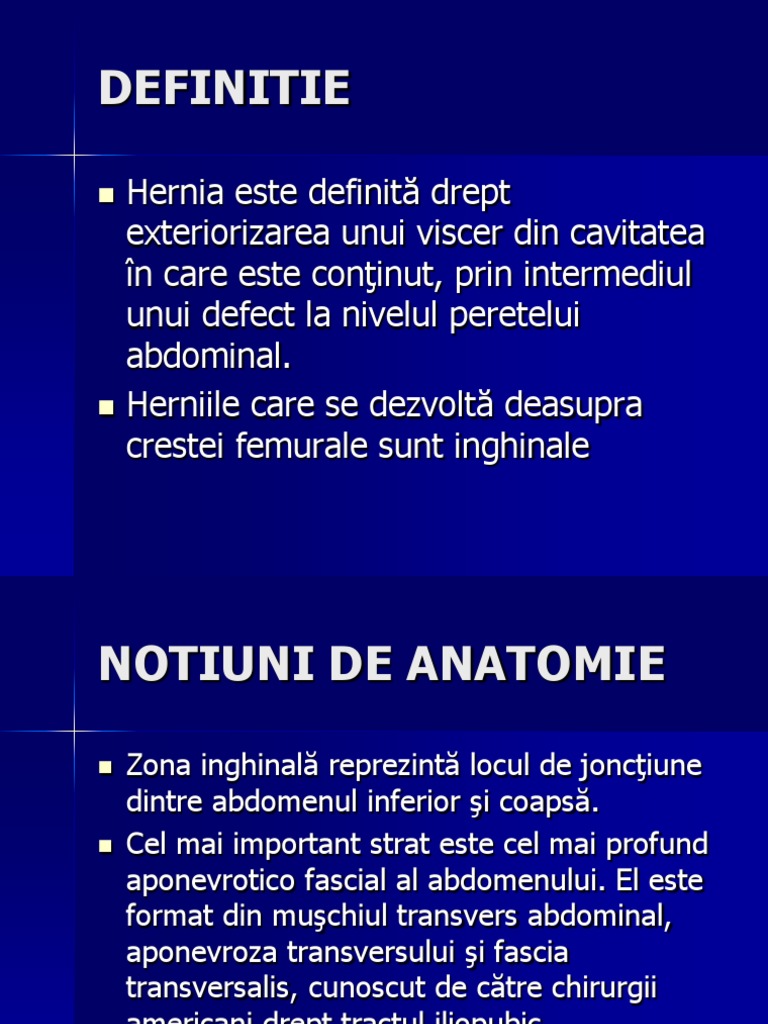 Hernia Inghinala | PDF