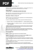 Euroclass Fire Ratings and Equivalences | PDF | Firefighting | Hazards
