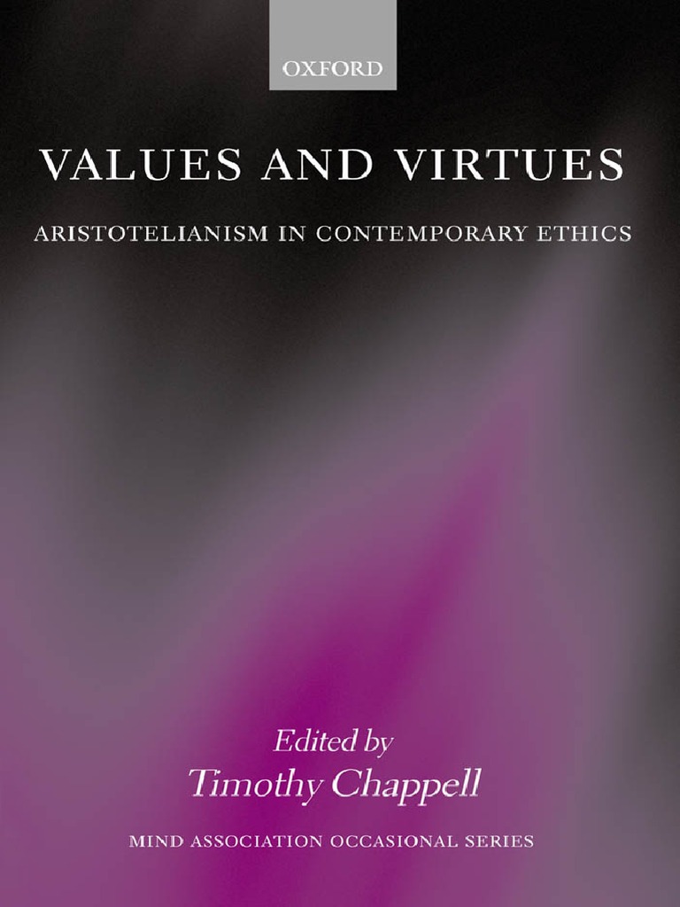 Values and Virtues.pdf | Virtue Ethics | Aristotle