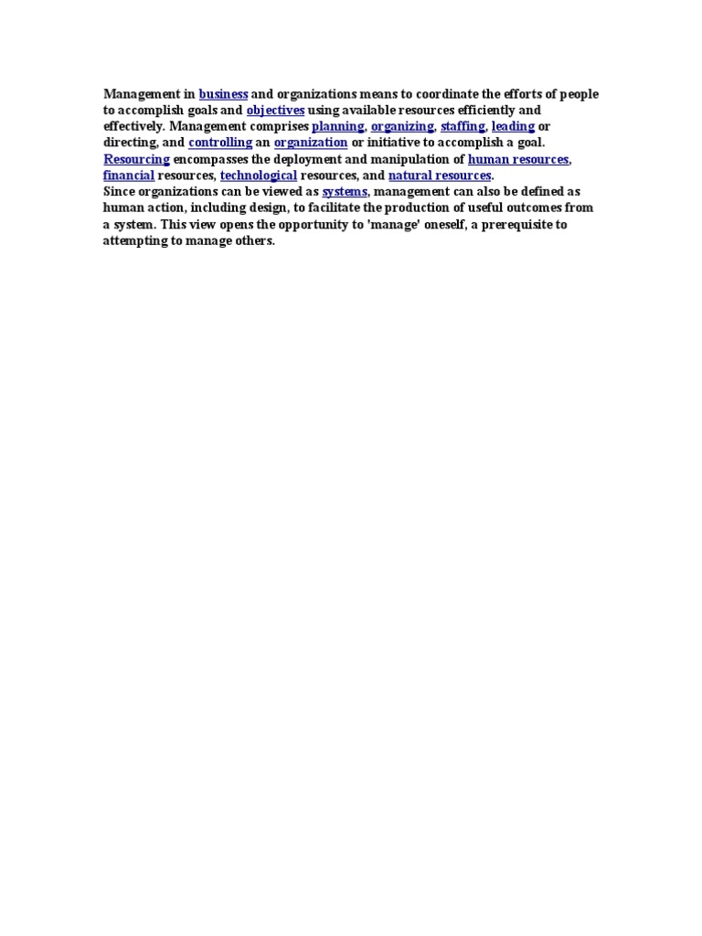 Understanding Business Management Principles | PDF | Self-Improvement