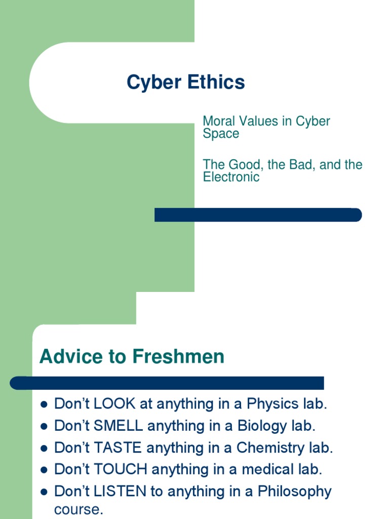 Cyber Ethics | PDF