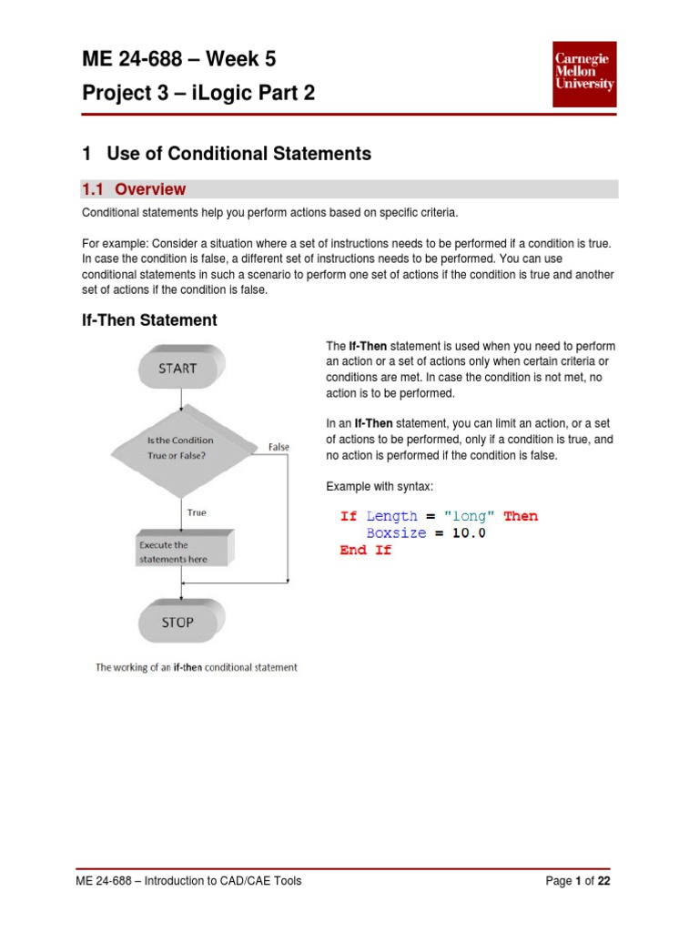Week 5 - Project 3 - Ilogic Part 2 PDF | PDF | Software | Areas Of Computer Science