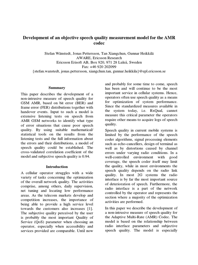 Sqi PDF | PDF | Gsm | Cellular Network
