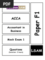 BT Mock 1-As - 2023-24 | PDF | Performance Appraisal | Employment