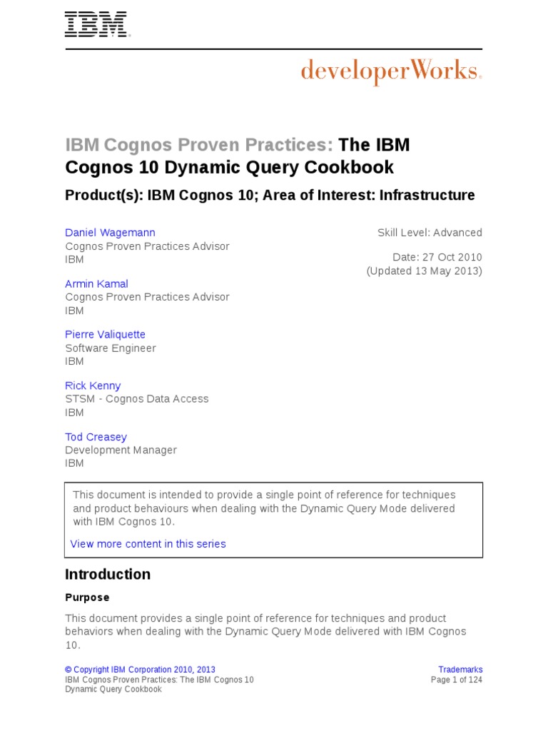 Cognos 10 DQM | PDF | Microsoft Sql Server | Ibm Db2