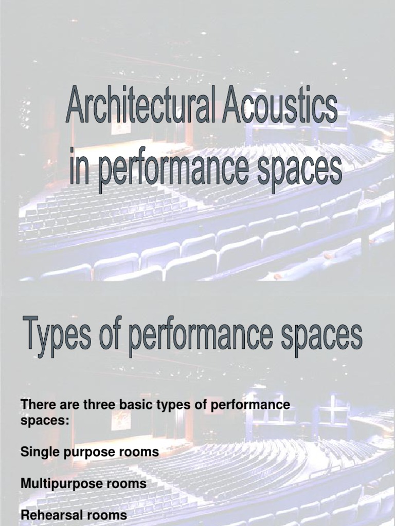 architectural acoustics.ppt