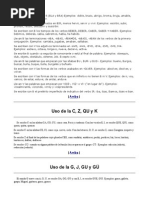 Reglas del Abecedario y Ortografía | PDF | Verbo | Gramática