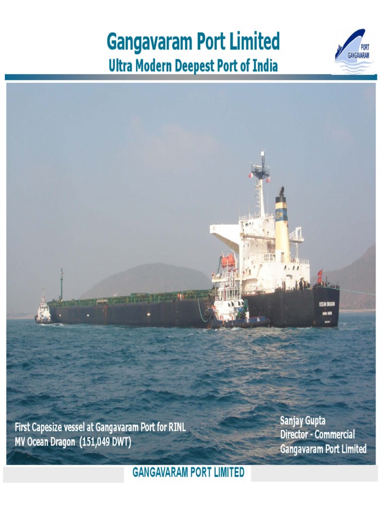 Gangavaram Port | Port | Cargo