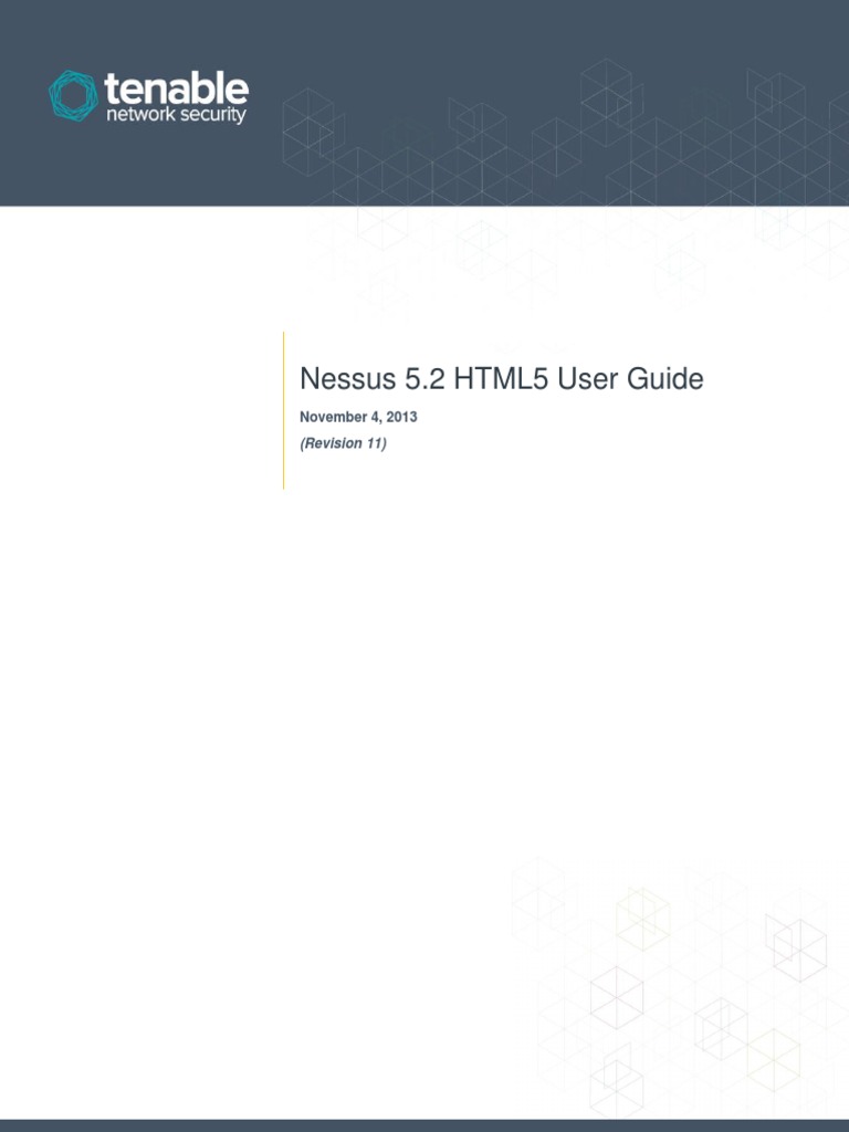 Nessus 5.2 HTML5 User Guide | PDF | Port (Computer Networking) | Superuser