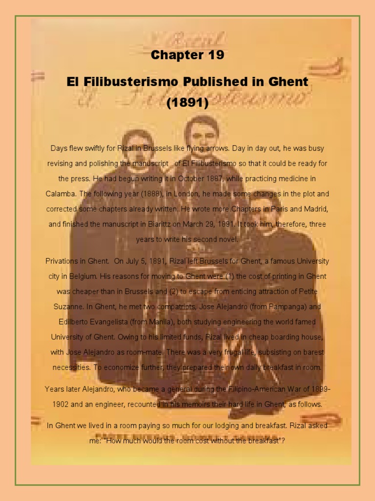 Chapter 19 Elfilibusterismo 3 | PDF | Philippines
