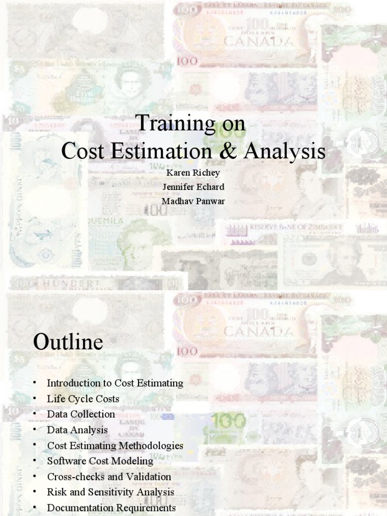 Cost Estimation | PDF | Regression Analysis | Statistics