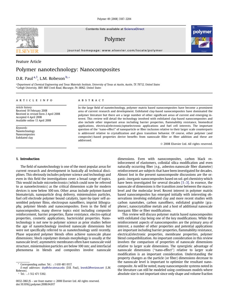 Polymer nanotechnology: Nanocomposites.pdf