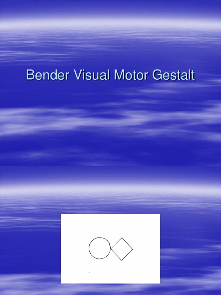 Bender Visual Motor Gestalt Analysis | PDF | Impulsivity | Anxiety