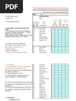 Bar Consumption Sheet | PDF | Drink | Soft Drink