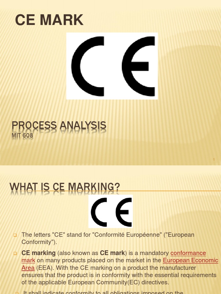 CE Mark - Final | PDF | European Economic Area | Products