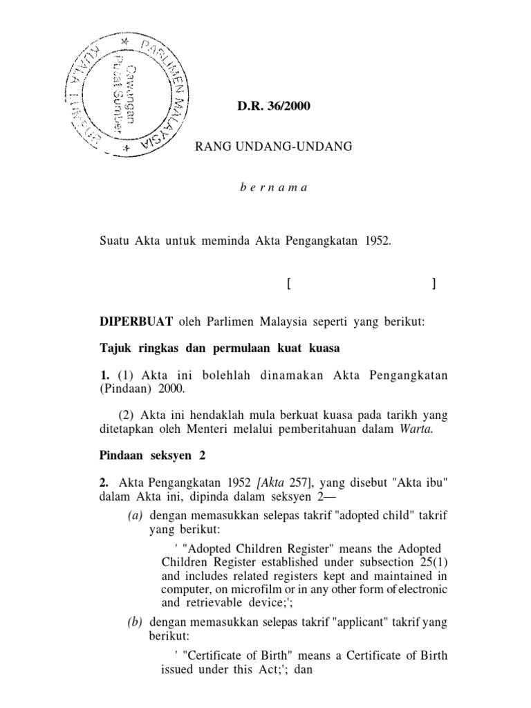 Akta Pengangkatan | PDF