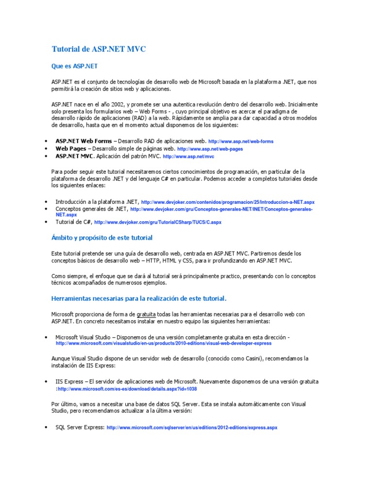 Tutorial de | PDF | Servidor web | Internet y web