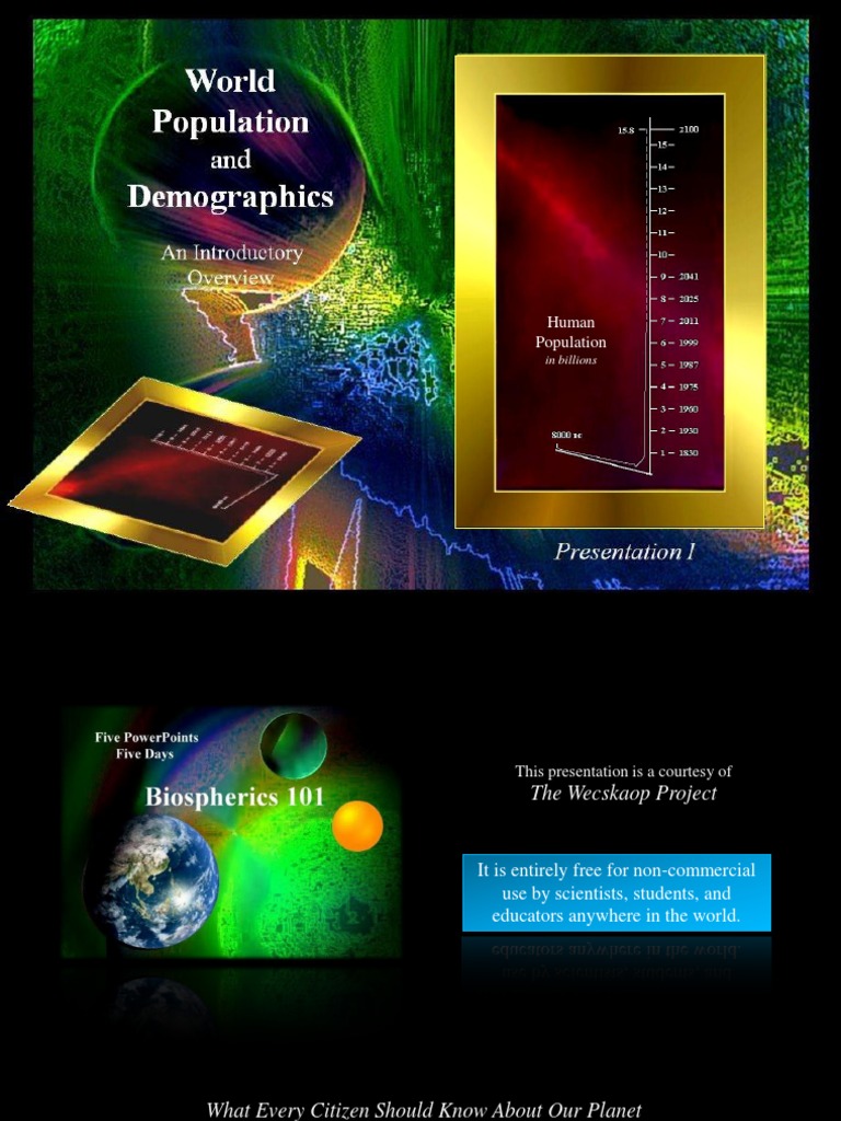 1 - World Population and Demographics (An Introductory Overview) | PDF ...