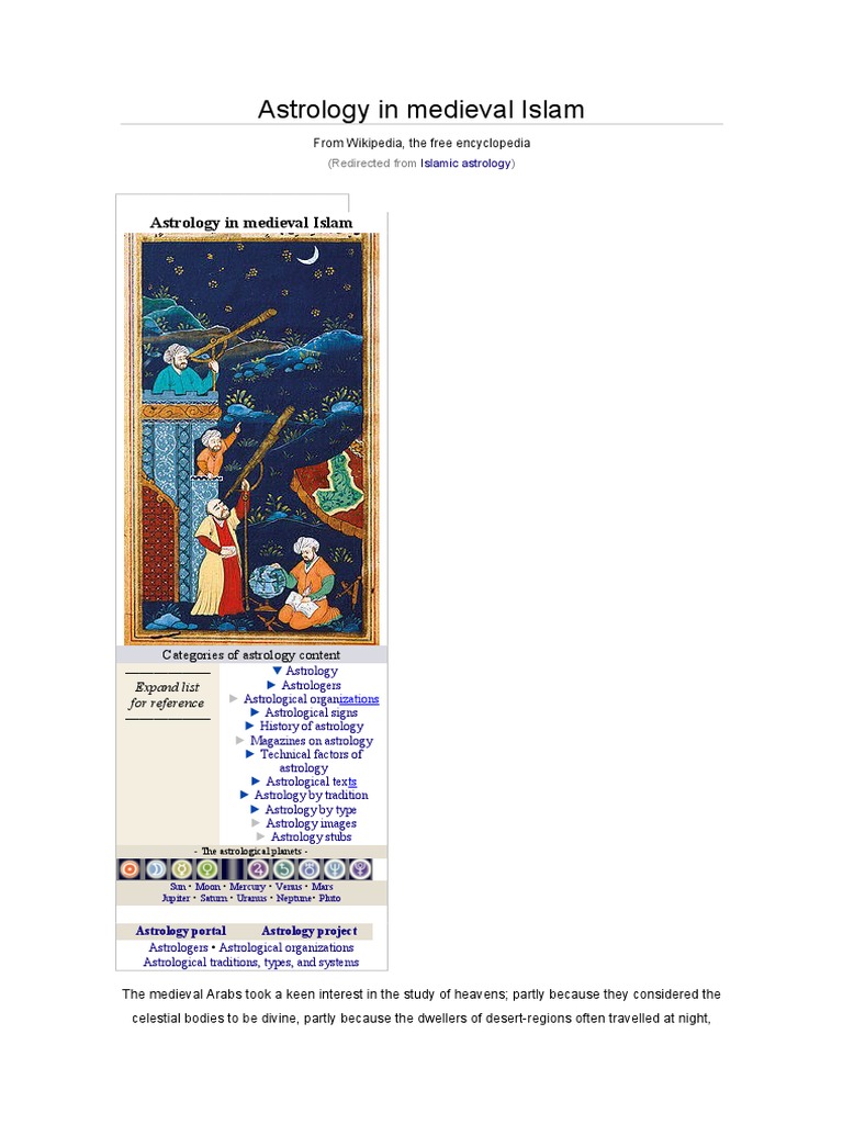 Astrology in Medieval Islam | PDF | Physical Sciences | Astronomy