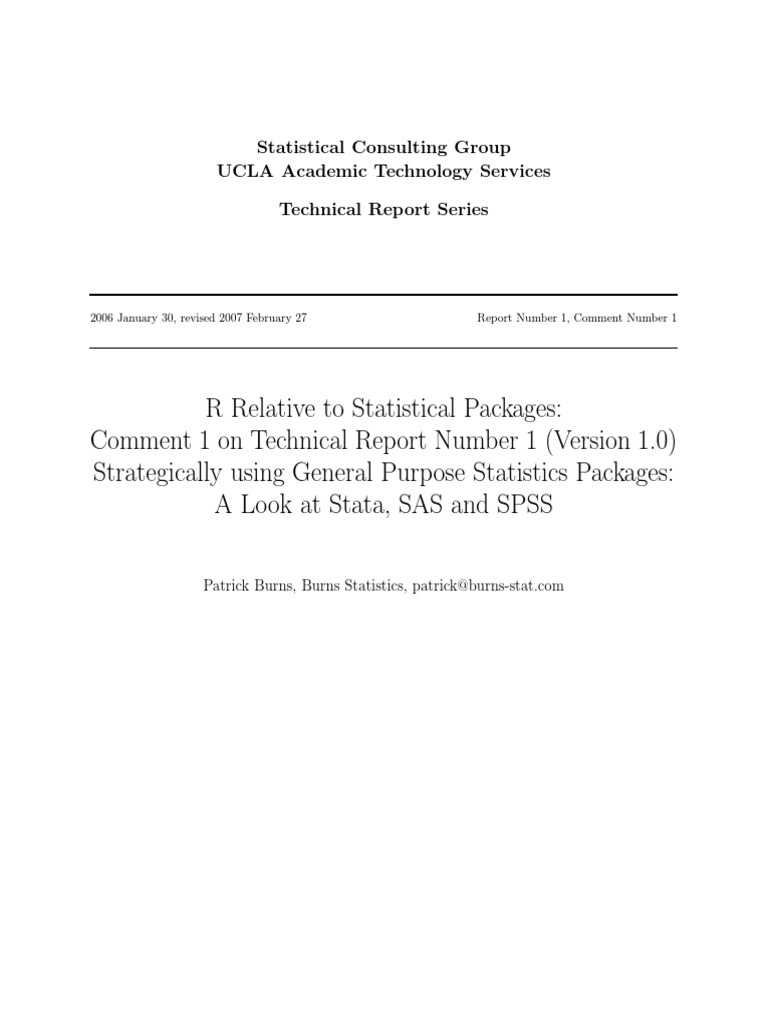 R Relative Statpack | PDF | Resampling (Statistics) | Bootstrapping (Statistics)