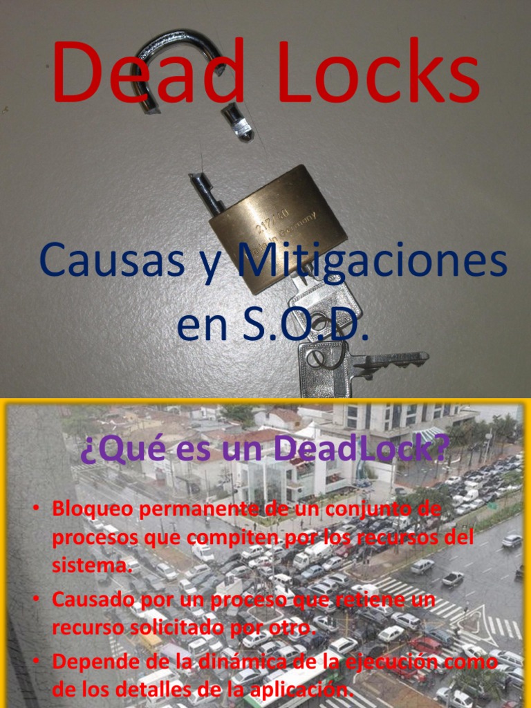 Causas y Mitigaciones de Deadlocks | PDF | Kernel (sistema operativo ...