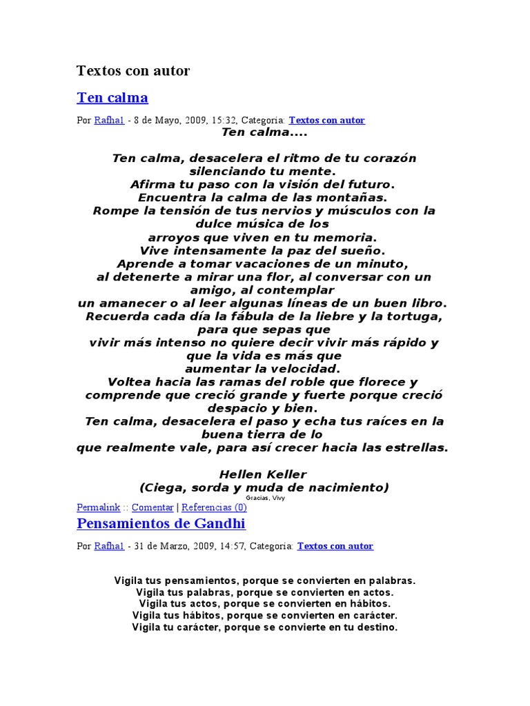 Textos Con Autor | PDF