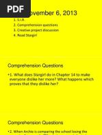 Stargirl Chapter Summaries Overview | PDF