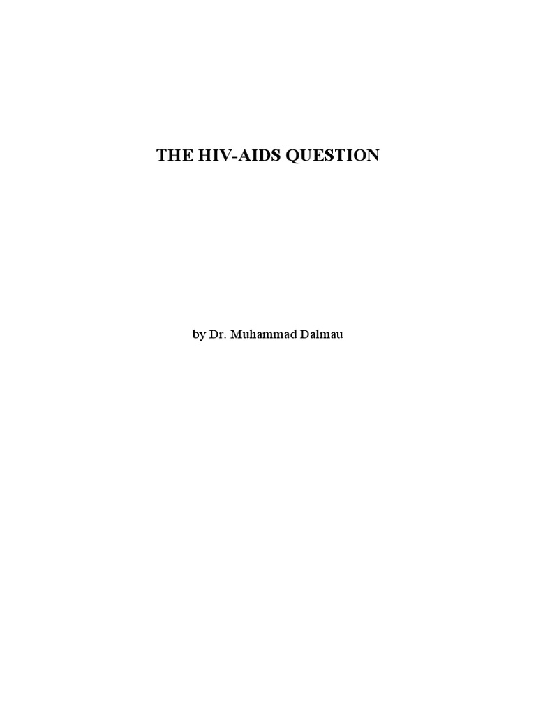 The HIV AIDS Question | PDF | Self-Improvement