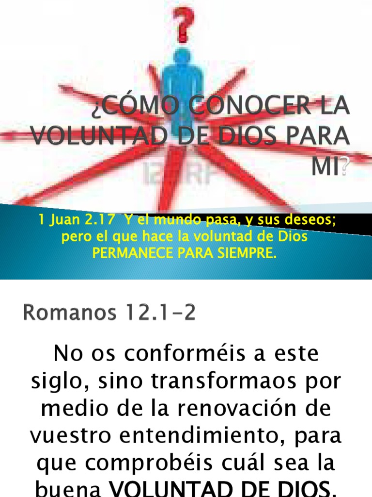 Como Conocer La Voluntad de Dios para Mi | PDF | Oración | Dios