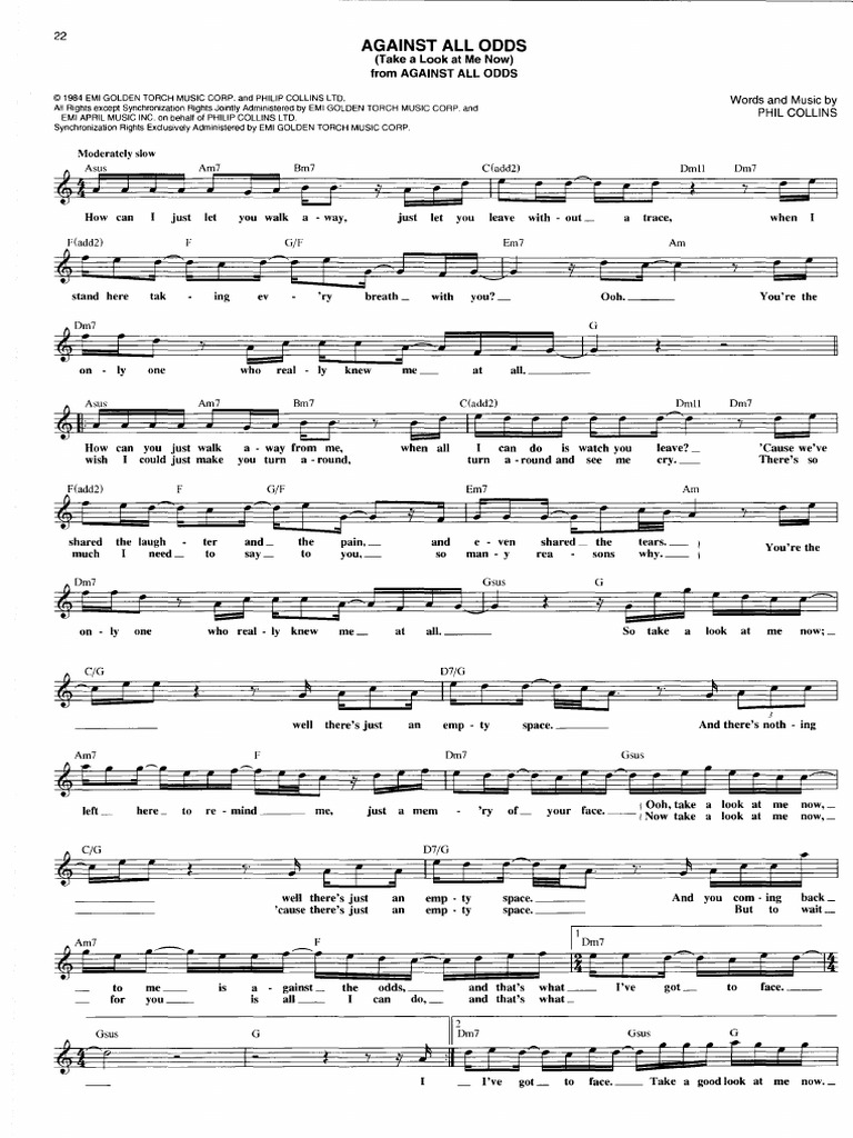 Against All Odds PDF | PDF | Entertainment (General)