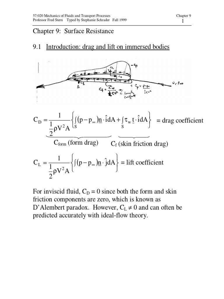 Chap 9 Sec1 PDF | PDF | Boundary Layer | Navier–Stokes Equations