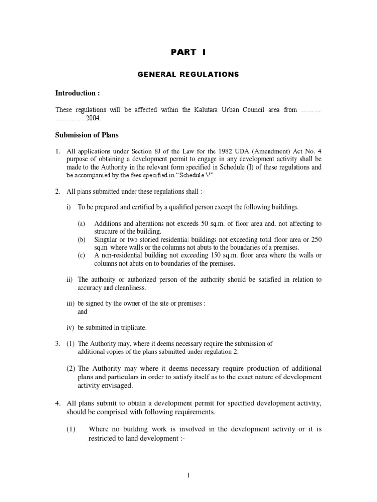 Uda General Regulations PDF | PDF | Stairs | Ventilation (Architecture)