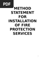FHC Installation Method Statement | PDF | Risk Assessment | Safety