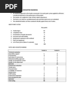 Tender Evaluation Template | PDF