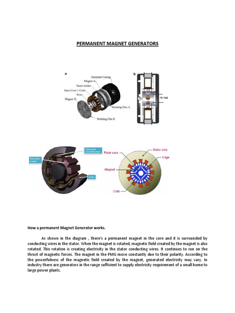 PMG PDF | PDF | Electric Generator | Electricity Generation