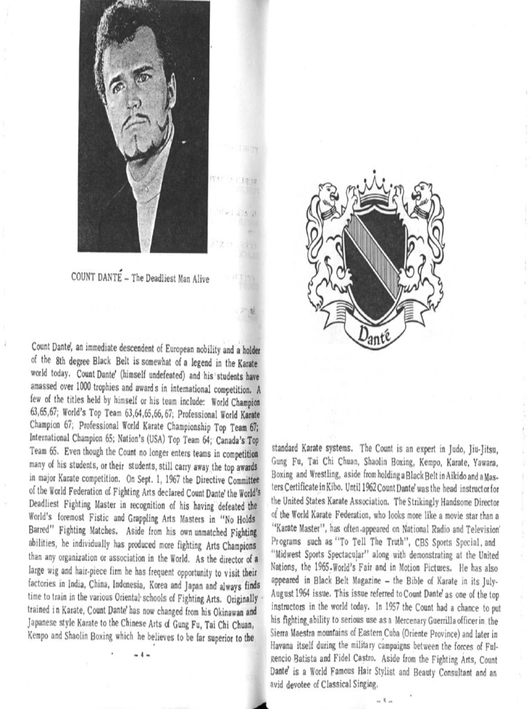 Count Dante Book | PDF