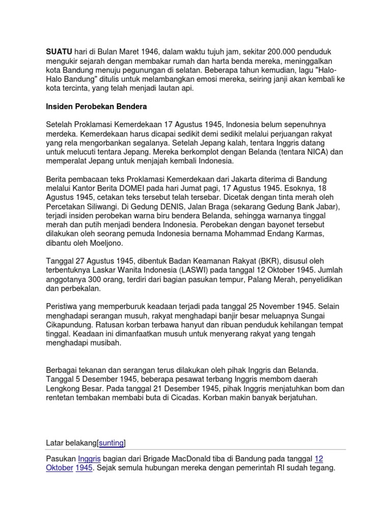 Pembantaian Westerling | PDF | Perjalanan