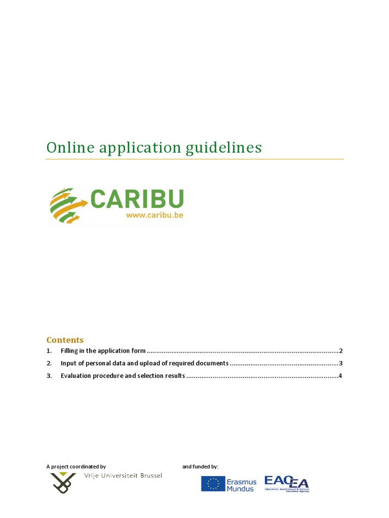 Online Application Guidelines | PDF | Personally Identifiable ...