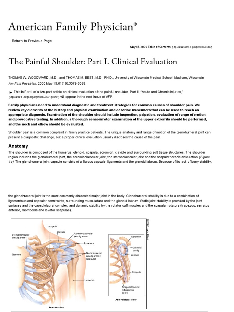 The Painful Shoulder_ Part I. Clinical Evaluation.pdf | Shoulder ...