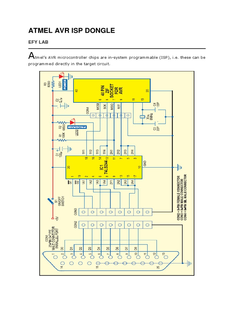 Atmel Avr Isp Dongle | PDF | Computer Architecture | Computer Engineering