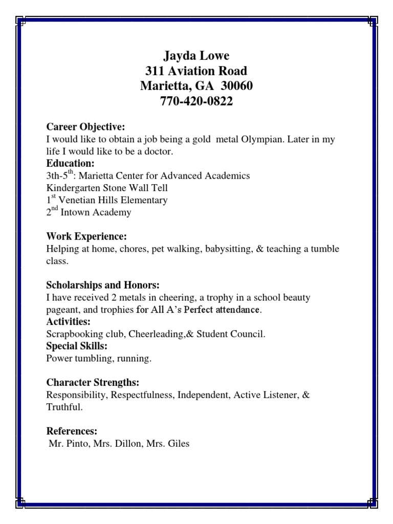 Jayda Lowe Resume | PDF