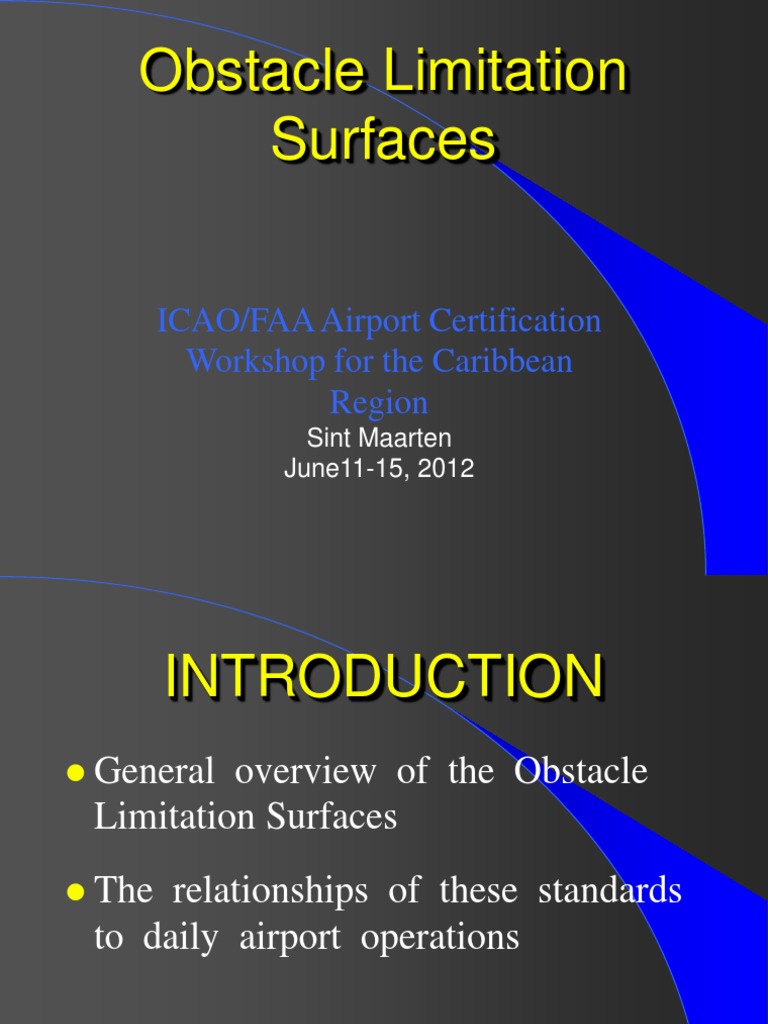 ICAO Obstacle Limitation Surfaces Overview | PDF | Airport | Runway