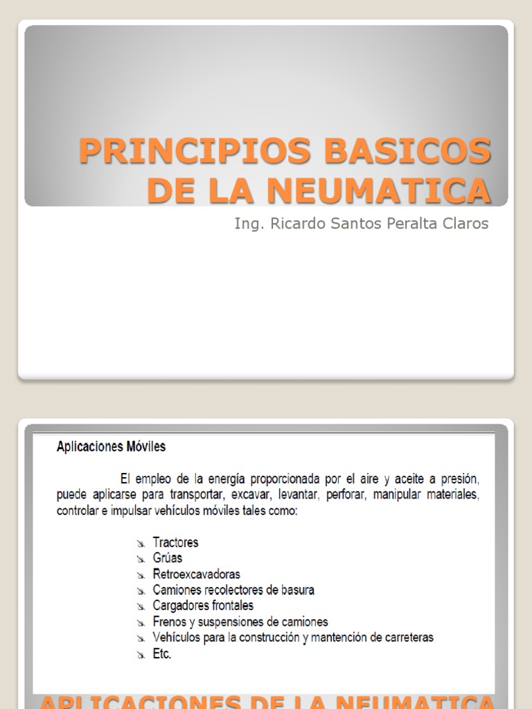 Principios Basicos de La Neumatica | PDF Principios Basicos de La Neumatica | PDF