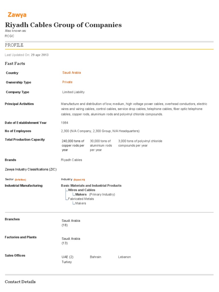 Riyadh Cables.pdf | Electrical Wiring | Saudi Arabia