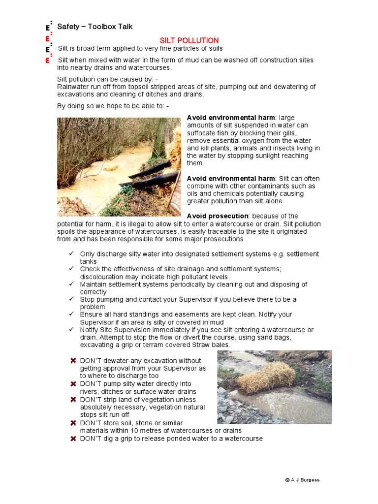 TBT Silt Pollution PDF | PDF | Home & Garden