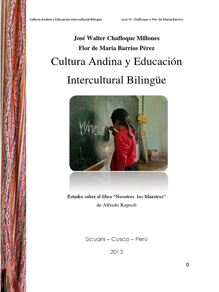 Cultura Andina y Educación Bilingüe | PDF